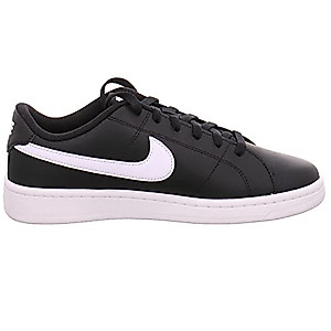 NIKE Men's Court Royale 2 Sneaker, Black White, 9