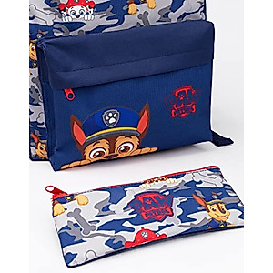 Paw Patrol Backpack Set Kids 4 Piece Camo Lunch Box Water Bottle Pencil Case