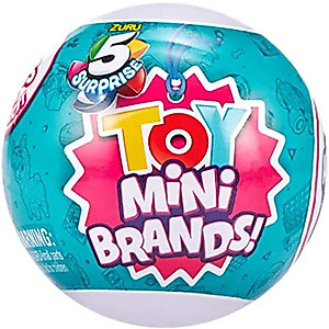 Generic 5 Surprise Mini Brands and Toy 3 Ball Bundle, Includes 1 Wave 1 Mini Brands Ball, 1 Series 2 Mini Brands Ball, and 1 Toy Mini Brand Ball