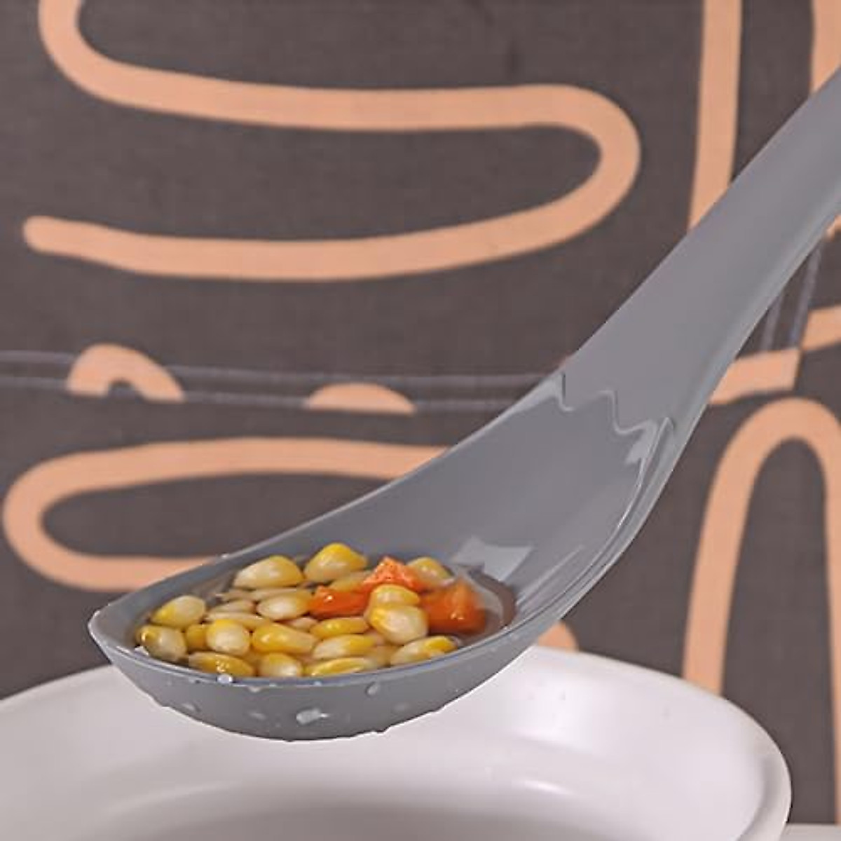 6-piece Non-stick Silicone Cooking Kitchen Utensils Spatula Set With Rocket Holder, Cool Anti Scratch Kitchen Utensils, Chef Gifts for Men Unique Funny (Color : Pink)