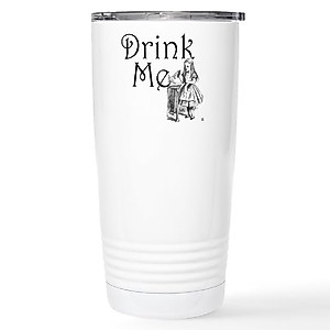 CafePress Drink Me Stainless Steel Travel Mug 20 oz. Insulated Stainless Steel Coffee Tumbler