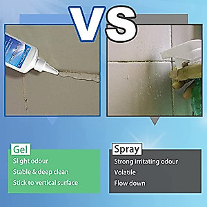 Home Remover Gel, Household Mold Cleaner for Washing Machine, Refrigerator Strips, Grout Cleaner Best for Home Sink, Kitchen, Showers