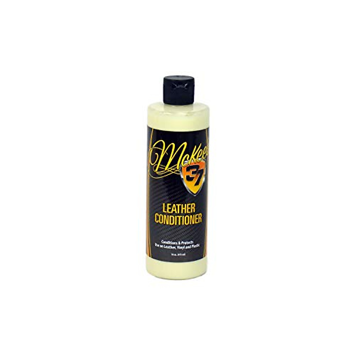 McKee’s 37 MK37-590 Leather Conditioner (Use on Smooth & Perforated Leather – Enhances & Restores Look/Feel/Smell), 16 oz.