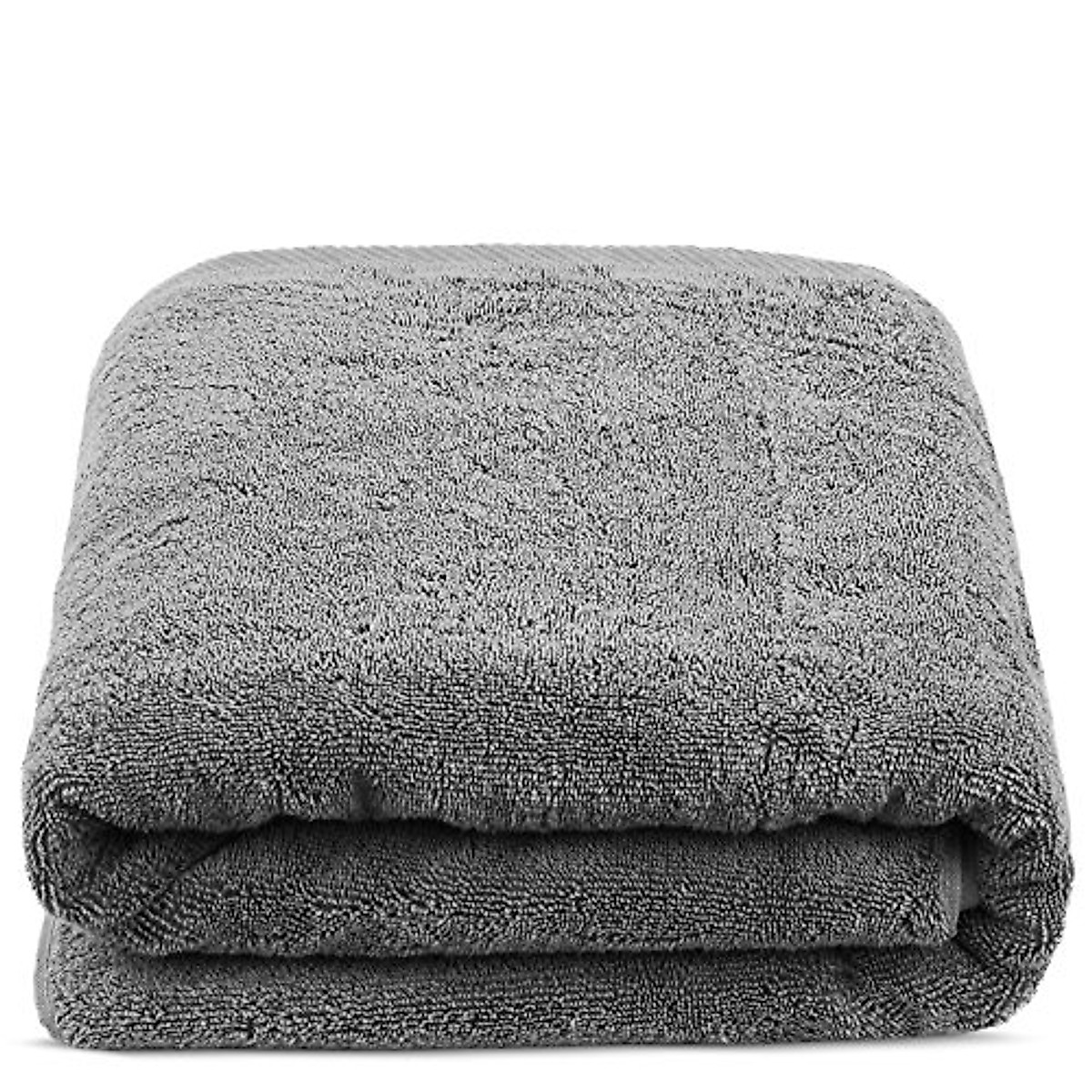 TURKUOISE TURKISH TOWEL % 100 Cotton Turkish Luxury and Super Soft Towels - 1 Piece 40 by 80 inches Oversized Bath Sheet (Gray)