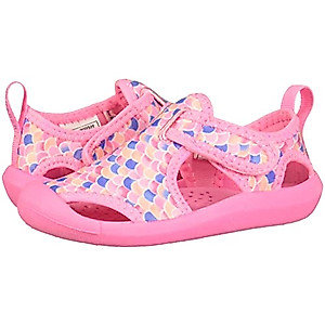OshKosh B'Gosh Girls Aquatic Water Shoe Sport Sandal, Fuchsia/Multi, 9 Wide Toddler