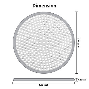 Ohtomber 2PCS Bathtub Drain Strainer and Shower Drain Hair Catcher