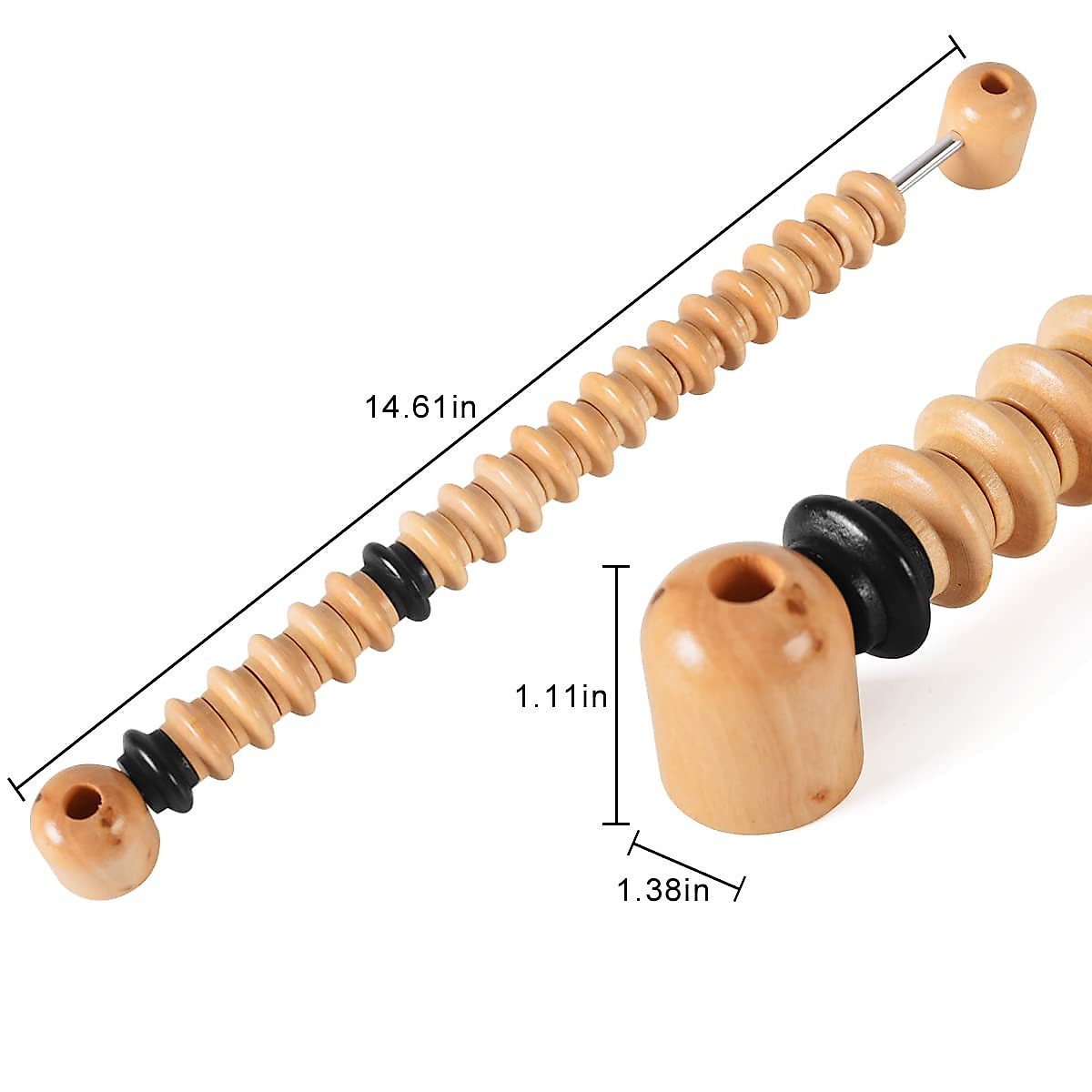 TORPSPORTS Shuffleboard Score Keeper,Classic Wooden Bead Score System (Wooden)