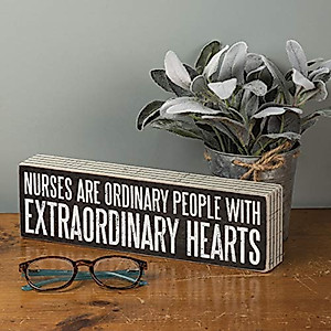 Primitives by Kathy 31138 Nurses are Extraordinary Box Sign