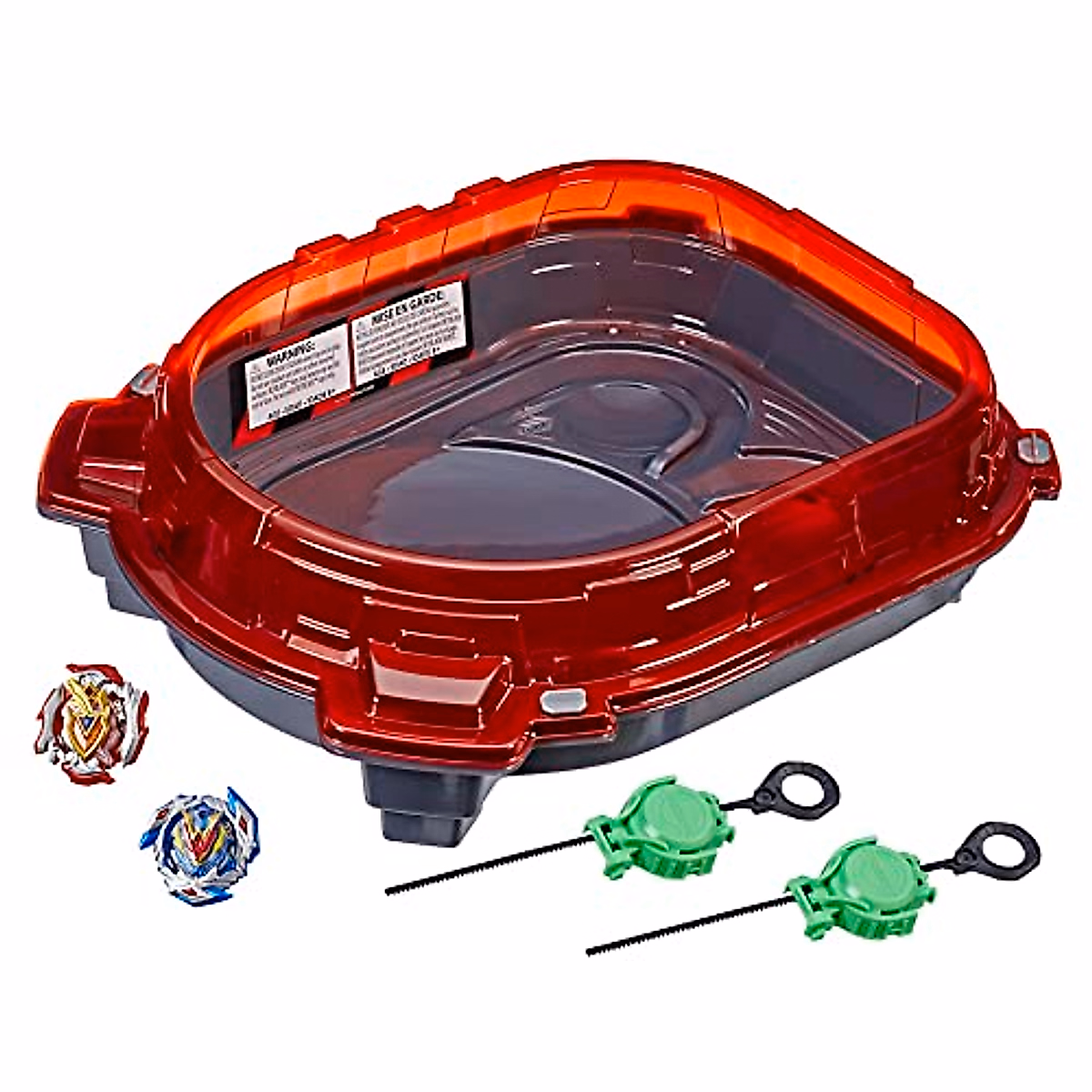 BEYBLADE Burst Turbo Slingshock Rail Rush Battle Set - Complete Set Burst Beystadium, Battling Tops, and Launchers (Amazon Exclusive)
