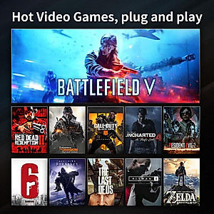 AIMZENIX Game Controller Emulator for PC/PS4/PS3/Nintendo Switch/Xbox Series/Xbox One/Xbox 360, Keyboard and Mouse Adapter and Controller for FPS/TPS/STG/RTS Games