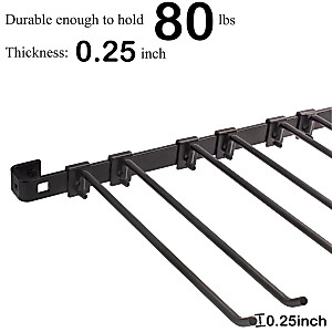 KINOMI Power Tool Holder Drill Holder Power Drill Tool Storage Rack Organizer Metallic Tool Hanger Shelf for Garages, Tool Sheds, Basements, Gardens, Art and Craft Rooms etc