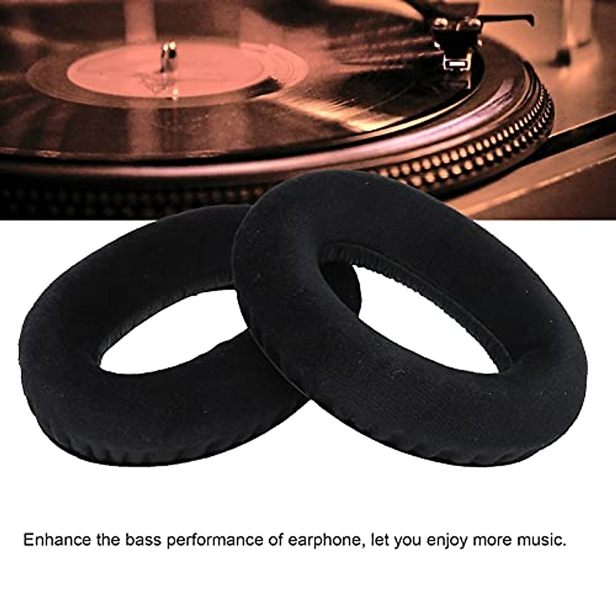 Zyyini Headset Earpad, 1 Pair Ear Pads Cushion Cover Headset Earpads Replacement, for Sennheiser HD545 HD565 HD580 HD600 HD650 Headphone