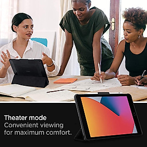 Spigen Rugged Armor Pro Designed for iPad 10.2 Case, iPad 9th Generation Case (2021) / iPad 8th Generation Case (2020) / iPad 7th Generation Case (2019) with Pencil Holder - Black