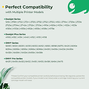 COLORETTO Remanufactured Printer Ink Cartridge Replacement for HP 67XL 67 XL to use with DeskJet 2755 2752 Envy 6052 6055 DeskJet Plus 4140 4155 4158 High Yield (1 Black , 1 Color) Combo Pack