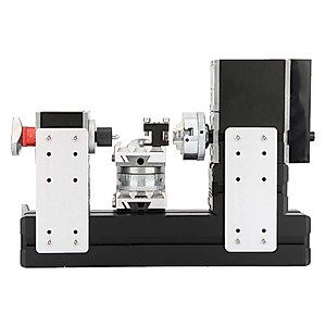 60W Mini Rotating Lathe,12000RPM Metal Rotating Lathe,Mini Lathe Machine Lathe Machine Tools,for Wood Metal Glass Plastic Machining
