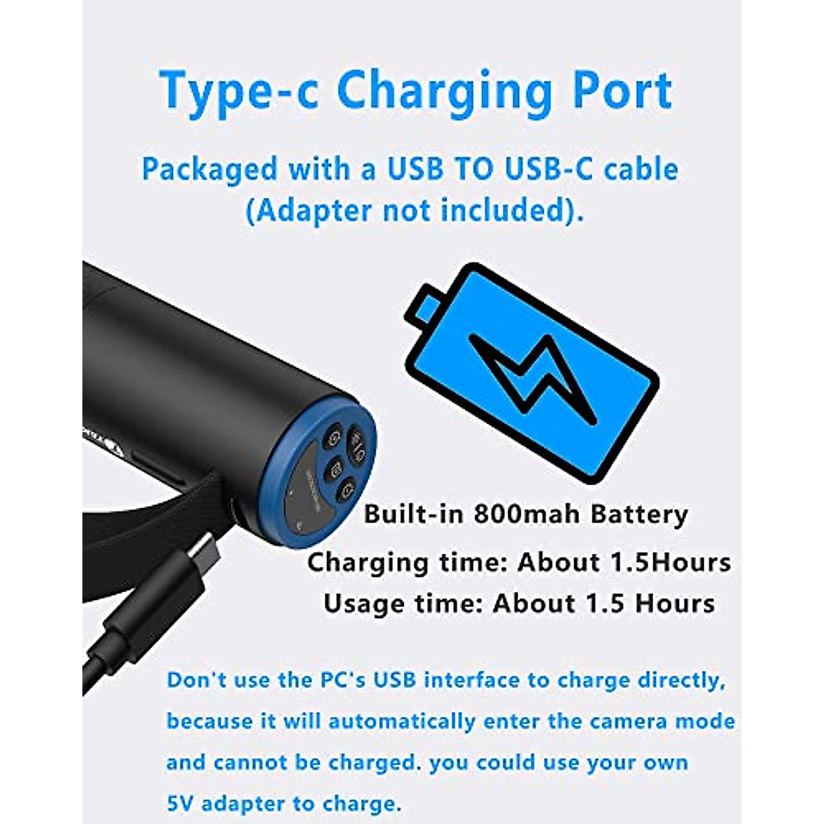 Wireless USB Digital Microscope, Handheld HD Fixed Focus Magnifier, Pocket Microscopes with LED Lights, 50x-1000x Magnification Inspection Camera Compatible with IOS Android Phone, MacBook, Windows PC