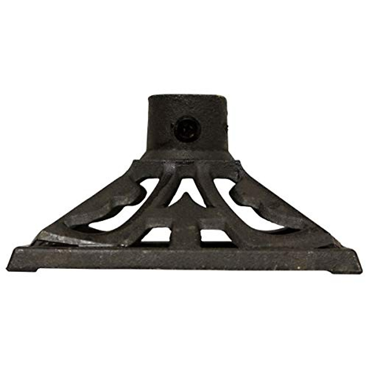 TIKI Brand Cast Iron Torch Stand, Black, 9.1L x 9.1W x 4.8H -Inches, 1312322