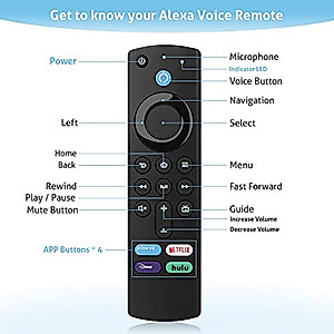 Replacement Voice Remote 3rd Gen Replacement Remote Control