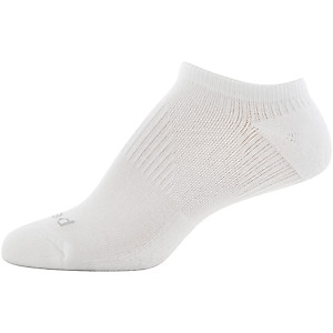 Peds Women's Moisture Wicking Low Cut Socks With X-wrap Arch Support, Multipairs, White (6-Pairs), Shoe Size: 5-10