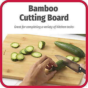 GoodCook Bamboo Cutting Board, 10-inch by 14-inch