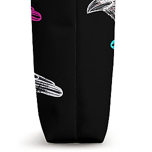 Raven Retro Vaporwave Bird Lover Aesthetic Black Crow Tote Bag