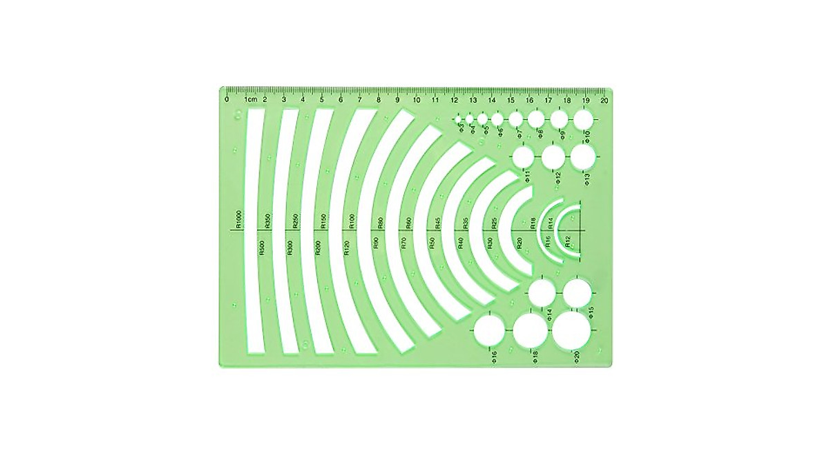 LAMXTX 6 PCS Measuring Stencils for Precise Drawings