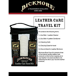 Bickmore Leather Shoe & Boot Travel Care Kit- Repairs, Polishes and Shines Leather Goods On The Run
