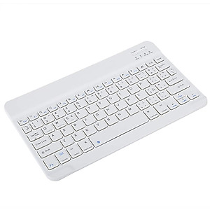 ciciglow Keyboard, 10 Inch Ultra‑Thin Bluetooth Intelligent Keyboard for Computer, Desktop Compatible with Android/OS X/Windows.(Spanish)