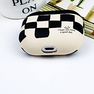 Compatible with airpods 3rd Generation case for Women Cute, for airpod case 3rd Generation Smiley face Black Funny airpod 3 case Cover