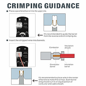 iCrimp IWS-3220M Micro Connector Pin Crimping Tool 0.03-0.52mm² 32-20AWG Ratcheting Crimper for D-Sub,Open Barrel suits Molex,JST,JAE
