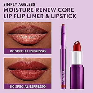 COVERGIRL Simply Ageless Lip Flip Liner, Loving Rose, Pack of 1