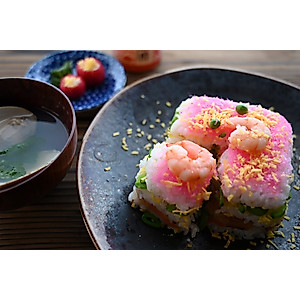 EDOYA Hinoki Wood Sushi Press Mold Oshizushi Made in Japan Vertical Cut (7 x 4 inch)