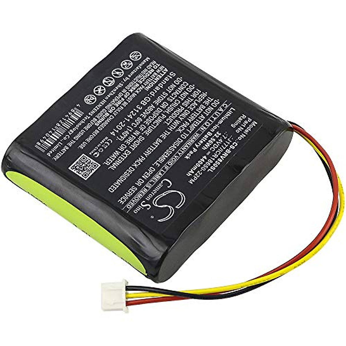 XPS Replacement Battery for Braven 850, BRV-HD Part NO AE18650CM1-22-2P2S, J177/ICR18650-22PM