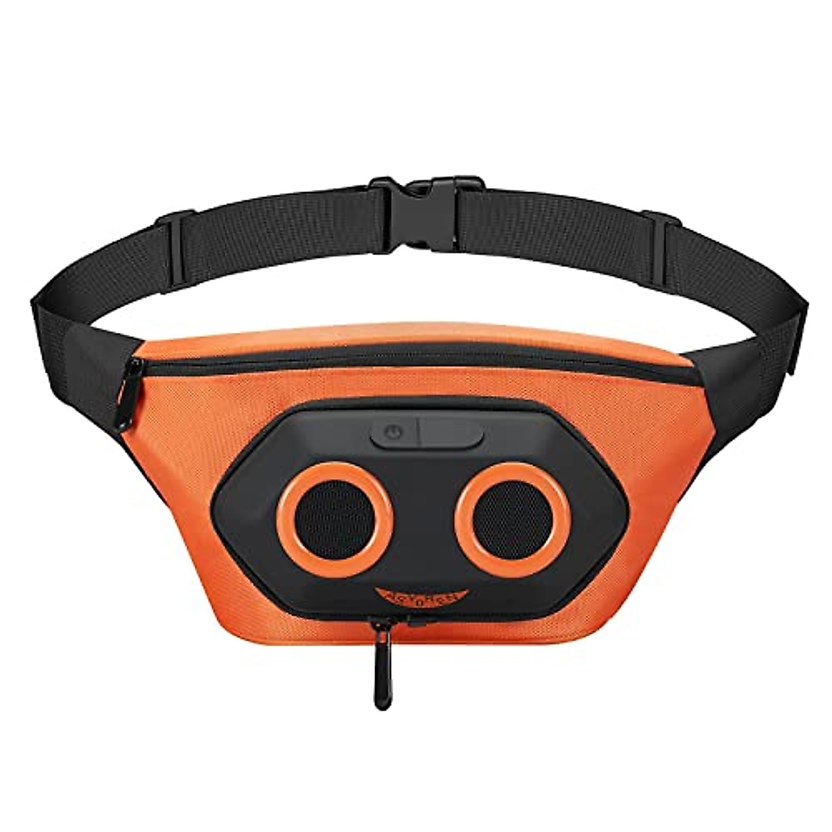 Fanny Pack with Bluetooth Speaker, Asyoren Portable Bluetooth Speakers, 10W Louder Volume, Crystal Clear Stereo Sound, Rich Bass, IPX7 Waterproof, Bluetooth 5.0, Wireless Speakers for Running, Sports