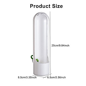 2pcs Herb Saver for Refrigerator Herb Saver Pod Asparagus Container For Fridge Cilantro Containers for Refrigerator Herb Keeper for Cilantro, Parsley(as shown)