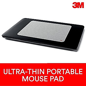 3M Precise Mouse Pad with Repositionable Adhesive Back, Enhances the Precision of Optical Mice at Fast Speeds, 8.5" x 7", Bitmap (MP200PS)