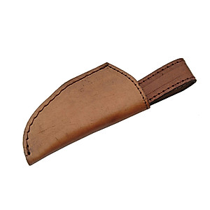 Szco Supplies Damascus Cat Skinner Knife, One Size, Brown (DM-1062)