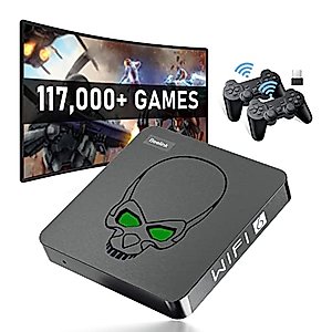 Super Console X King, EmuELEC 4.5/S922X/Dual Band WiFi/4K UHD Output, 3 System in1 Plug & Play RetroVideo Game Conslole for Watching TV,Playing Games and Surfing Interne