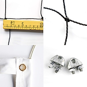 Large Portable Adjustable Volleyball Net Training Net Foldable Official Standard Size Indoor Outdoor Sports Equipment for Backyard Schoolyard Pool Beach Driveway