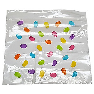 Regent Products Corp Set of 200 Easter Zipper Bags with Easter Bunny, Egg, and Jelly Bean Designs! 6.5"x5.86" - 2 Designs!