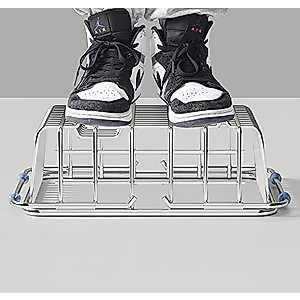 PEAKXCAN Retractable Stainless Steel Kitchen Draining Rack, Sink Draining Basket, Fruit and Dish Rack, Dish Washing Basket, Draining Bowl Rack