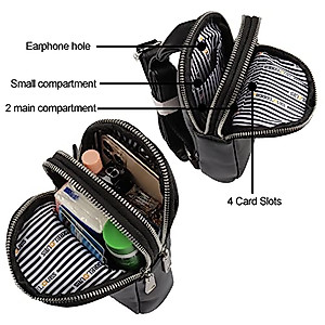 Aeeuqe Sling Bags for Women Small Travel Sling Backpack Purse PU Leather Crossbody Chest Bag Casual Daypack for Girls Pink