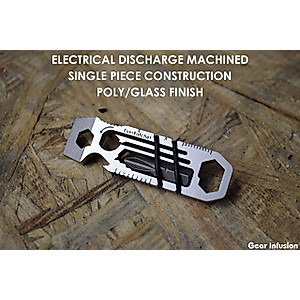 EverRatchet Clip Ratcheting Keychain Multitool (Titanium - Original)