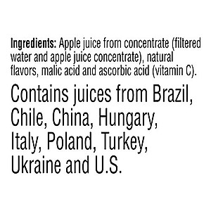 Tropicana 100% Juice, Apple Juice, 10 fl oz (Pack of 24) - Real Fruit Juices, Vitamin C Rich, No Added Sugars, No Artificial Flavors