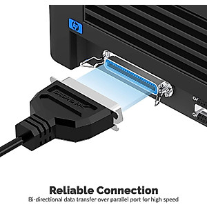 SABRENT USB to Parallel IEEE 1284 Printer Cable Adapter (CB-CN36)