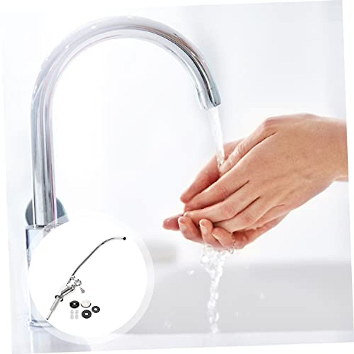SOLUSTRE Sink Faucet Sink Faucet Water 2pcs System for Osmosis Purifier Steel Reverse Dispenser Filtration Drinking Faucet Stainless Purification Water Tap Water Water Water Spigot