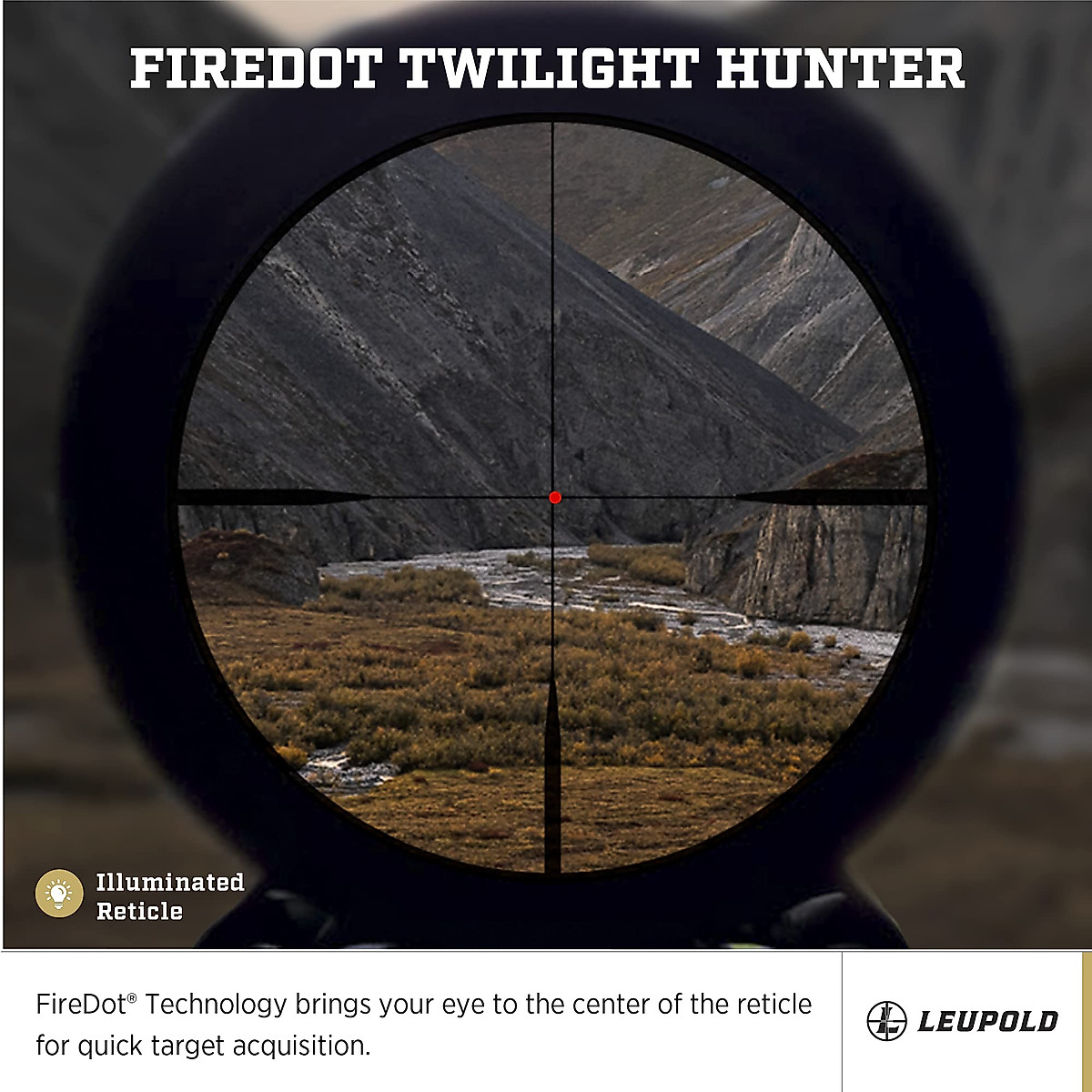 Leupold VX-Freedom 3-9X50 (30mm) Illum. FireDot Twilight Hunter Reticle Riflescope