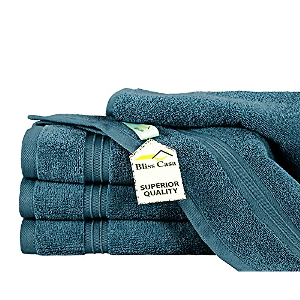 Bliss Casa Hand Towel 4 Pack Navy