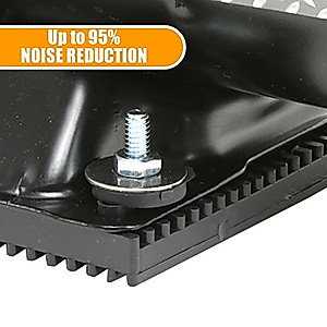 Silencer Anti-Vibration Pump Motor Mount Base Pad for Quiet Hot Tub, Spa - 95% Noise Reduction