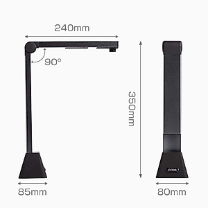 iCODIS Document Camera & Overhead Scanner X3: Portable 8MP High Definition Capture Size A3 Multi-Language OCR USB Doc Cam for Teachers Online Teaching & Students Distance Learning